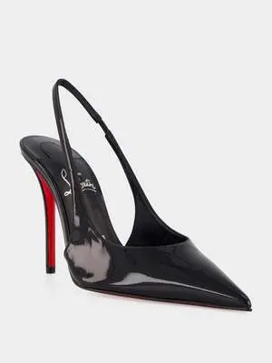 CHRISTIAN LOUBOUTIN Miss Z Slingback Pumps - Black