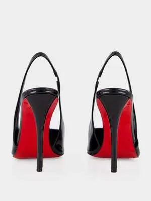 CHRISTIAN LOUBOUTIN Miss Z Slingback Pumps - Black