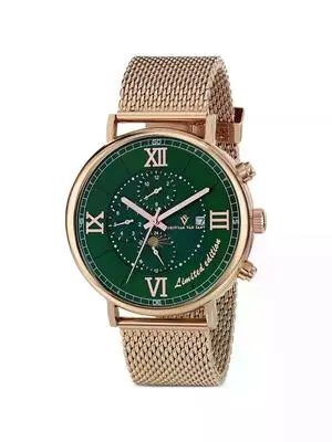 CHRISTIAN VAN SANT Somptueuse Ltd 46mm Watch - Green