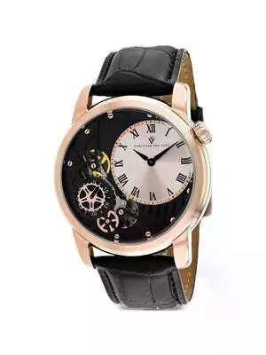 CHRISTIAN VAN SANT Sprocket 44mm Strap Watch - Black