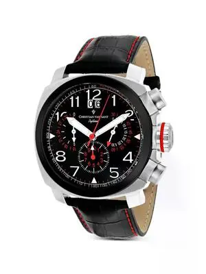 CHRISTIAN VAN SANT Grand Python 48mm Chronograph Watch - Black