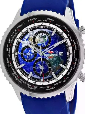 SEAPRO Meridian World Timer Gmt 47mm Watch