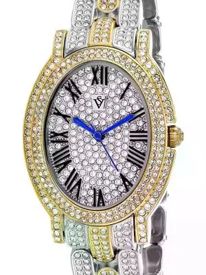 CHRISTIAN VAN SANT Amore Crystal 35mm Watch - Silver