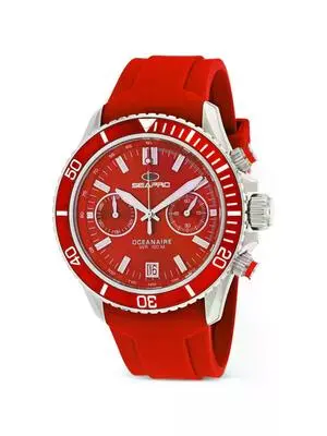 SEAPRO 45mm Chronograph Watch - Red