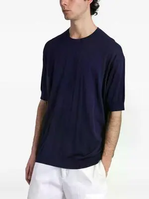 GREYED Ribbed-trim Short-sleeve T-shirt