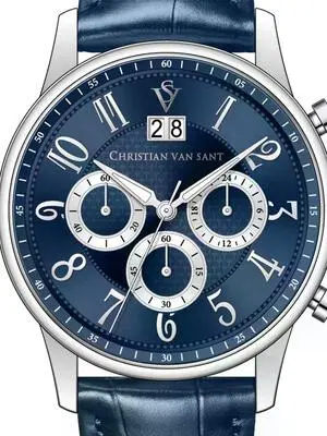 CHRISTIAN VAN SANT Heritage 42mm Watch - Blue