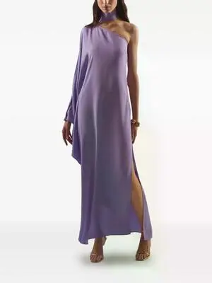 TALLER MARMO Florinda One-shoulder Maxi Dress - Purple
