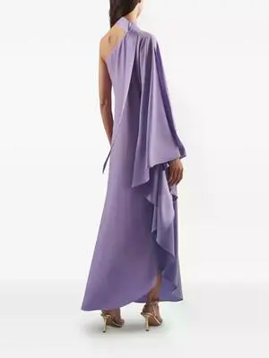 TALLER MARMO Florinda One-shoulder Maxi Dress - Purple