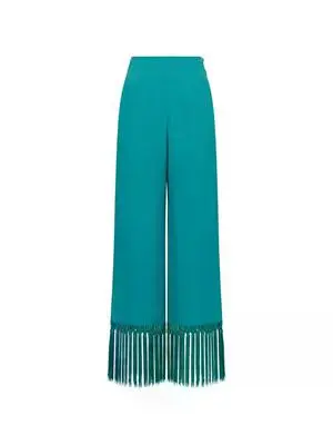 TALLER MARMO Tulum Fringe-trimmed Trousers