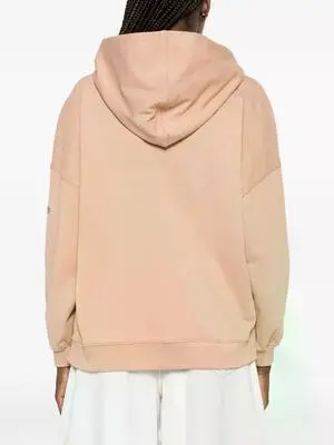TWINSET Floral-embroidered Zip Hoodie