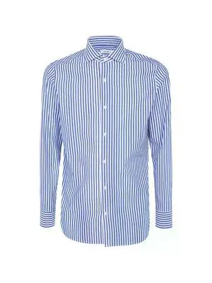 TINTORIA MATTEI 954 Striped Long-sleeve Shirt