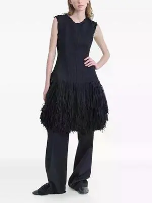 FFORME Talia Fringe-detail Midi Dress