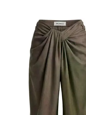 Monse Twist-detail Trousers - Brown