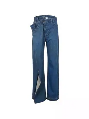 Monse Cross-over Straight Leg Jeans
