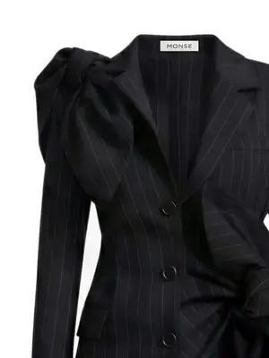 Monse Bow-detail Pinstripe Dress