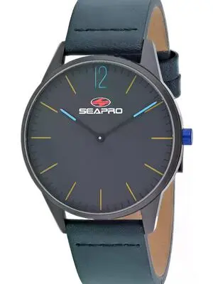 SEAPRO Logo-detail 40mm Watch - Black