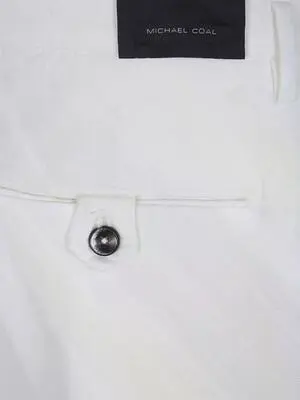 MICHAEL COAL Harry Pleated Shorts - White