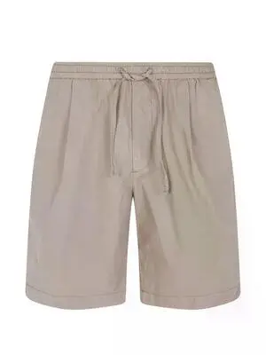 MICHAEL COAL Drawstring-waist Track Shorts - Neutrals