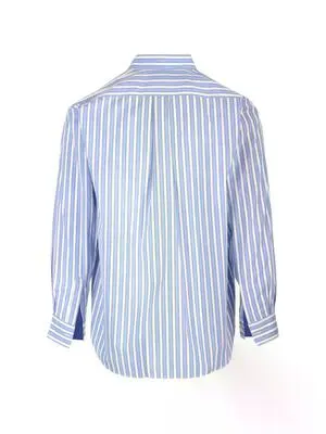 Comme Des Garçons Striped Cotton Shirt