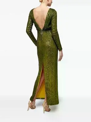 CATALINA Georgia Sequin-embellished Maxi Dress
