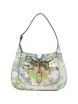 Gucci Jackie 1961 Tiger-print Shoulder Bag - Neutrals