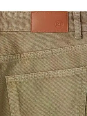 RECTO Washed Curved-leg Jeans