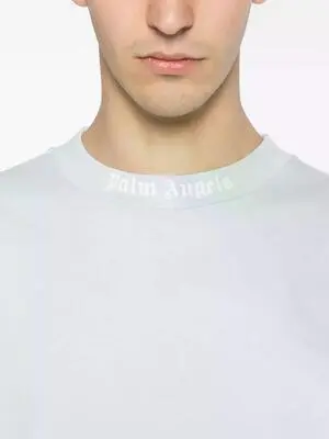 Palm Angels Logo-print T-shirt - Blue