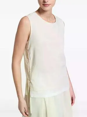 Peserico Layered-hem Top With Drawstring Sides