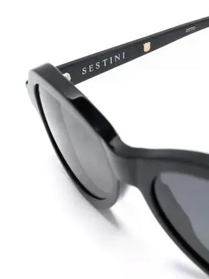 SESTINI EYEWEAR Otto Butterfly-frame Sunglasses - Black
