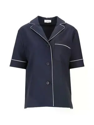 P.a.r.o.s.h Button-down Short-sleeve Shirt - Blue