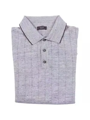 Peserico Ribbed-knit Polo Sweater