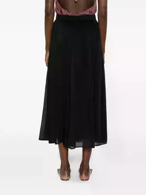 FORTE_FORTE Zip-fastening Midi Skirt