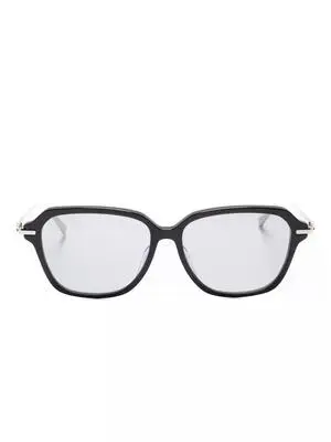 MEGANE AND ME Unity Square-frame Sunglasses - Black
