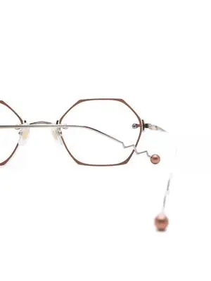 MEGANE AND ME Geometric Frame Glasses