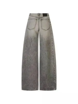 Sportmax Seam Detail Flared Jeans - Grey