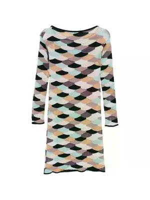 Missoni 2000s Scallop-pattern Dress