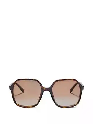 Valentino Garavani Rectangular Acetate Sunglasses - Brown