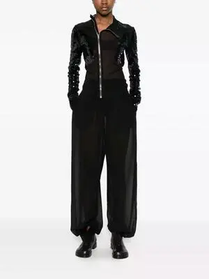 Rick Owens Gary Sequin Mesh Jacket - Black