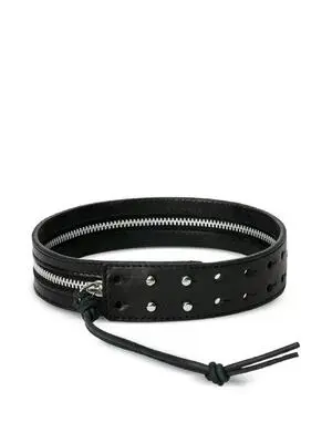 Our Legacy Zip-detail Studded Choker - Black