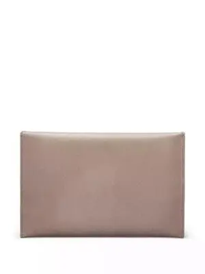 Prada Saffiano Leather Envelope Clutch - Neutrals