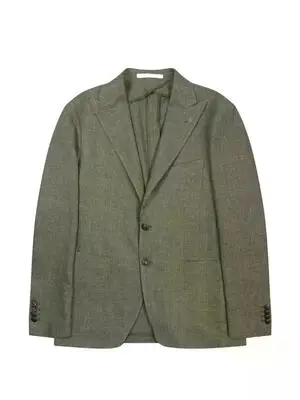 Tagliatore Peak-lapel Single-breasted Blazer