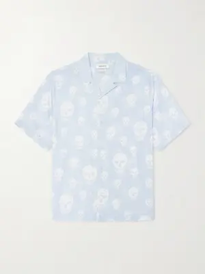 Men's Alexander Mcqueen Camp Collar