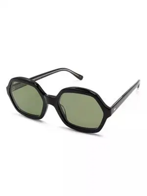 LESCA Choc Geometric Sunglasses