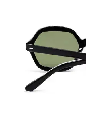 LESCA Choc Geometric Sunglasses