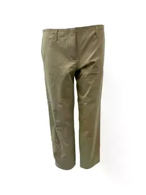Prada Low-rise Cropped Trousers - Brown