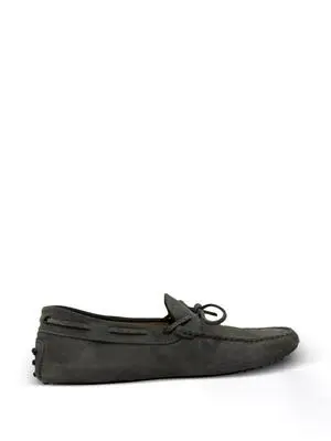 TOD'S Gommino Suede Loafers - Grey