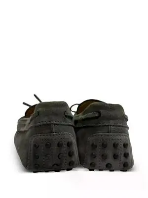 TOD'S Gommino Suede Loafers - Grey