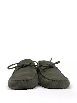 TOD'S Gommino Suede Loafers - Grey