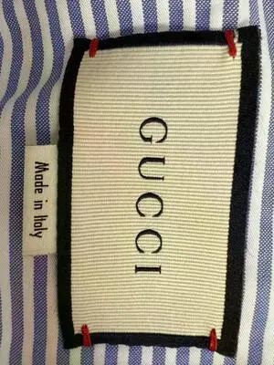 Gucci Striped Button-front Shirt - Blue