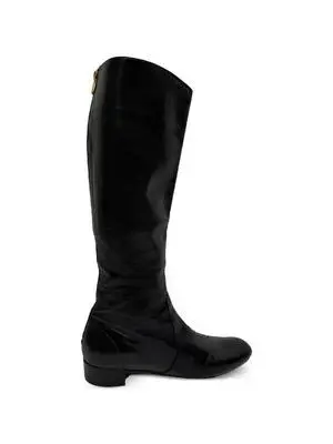 Women's Gold Knee High Boots
